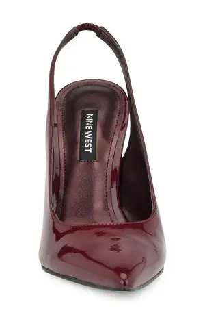 Nine West Feather Slingback Pointed Toe Stiletto Pump