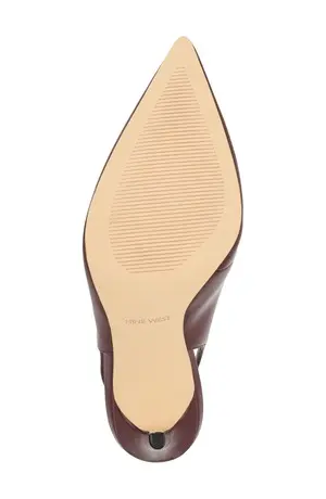 Nine West Feather Slingback Pointed Toe Stiletto Pump