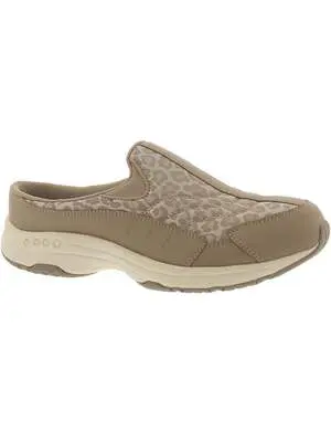 Easy Spirit Womens Leather Lifestyle Slipon Sneakers - Gold