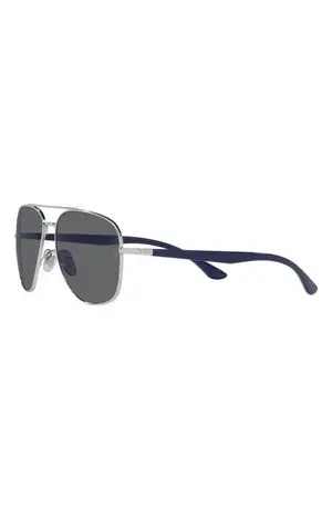 Ray-ban 59mm Square Sunglasses - Silver