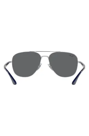 Ray-ban 59mm Square Sunglasses - Silver
