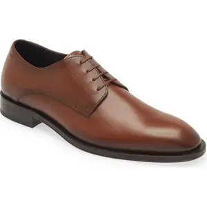 BOSS Derreck Plain Toe Derby - Medium Brown