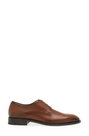 BOSS Derreck Plain Toe Derby - Medium Brown