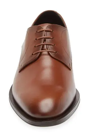 BOSS Derreck Plain Toe Derby - Medium Brown