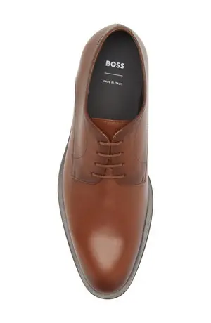 BOSS Derreck Plain Toe Derby - Medium Brown