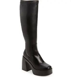 AZALEA WANG Nashla Knee High Platform Boots