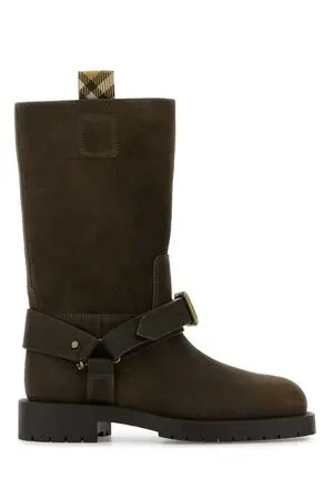 Burberry Saddle Boots - Brown