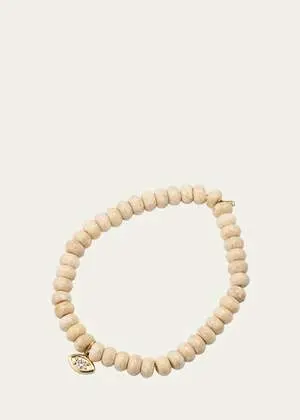 SYDNEY EVAN Diamond & Jasper Bead Bracelet