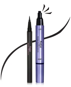 KAJA Wink Stamp Long Waterproof Wing Eyeliner Stamp & Pen - Ink Black