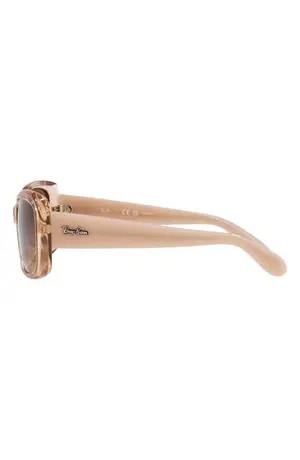 Ray-ban 58mm Gradient Rectangle Sunglasses