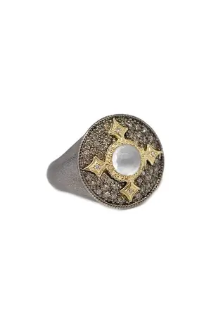 Armenta Crivelli Chalcedony Signet Ring
