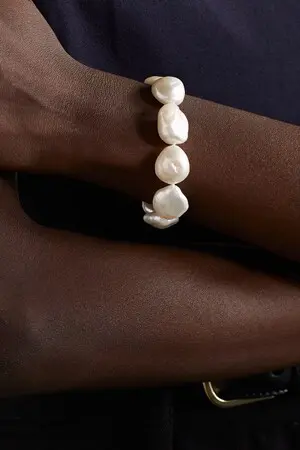 Mateo 14-karat Gold Pearl Bracelet