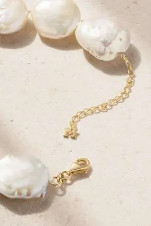Mateo 14-karat Gold Pearl Bracelet