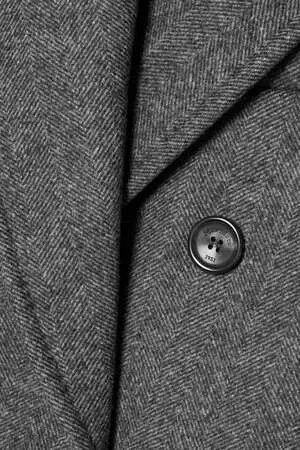 Max Mara Eccesso Double-breasted Herringbone Wool Coat