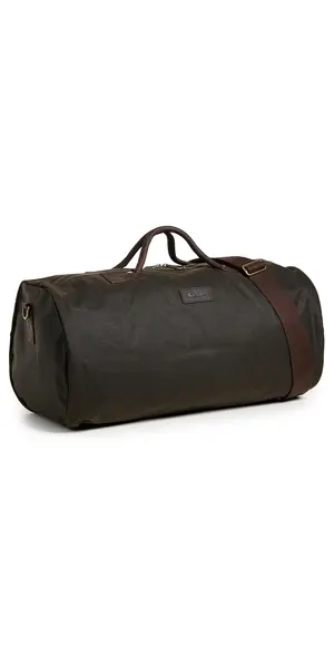 Barbour Wax Holdall Duffle - Olive
