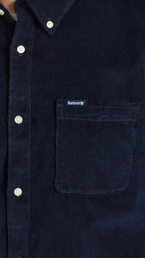 Barbour Ramsey Corduroy Shirt - Navy