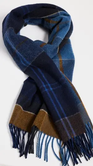 Barbour Inverness Tartan Scarf - Midnight