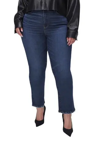 Good American Good Legs Straight Leg Jeans
