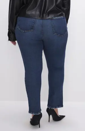 Good American Good Legs Straight Leg Jeans