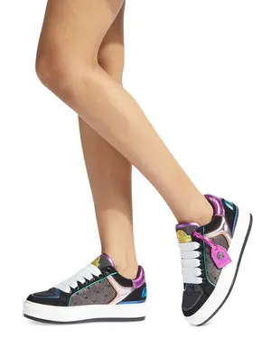 Kurt Geiger Southbank Tag Platform Sneakers - Black