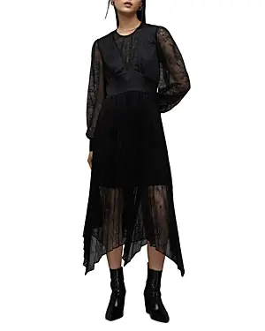Allsaints Norah Lace Dress In Black - 60% Off | Editorialist