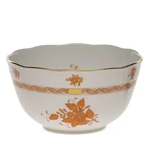 HEREND 7.5 Round Bowl - Rust