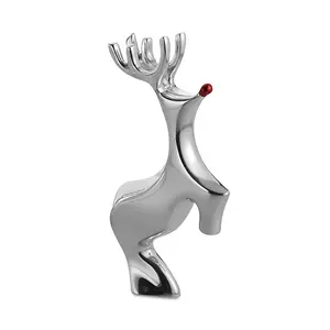 NAMBE Miniature Red-nosed Reindeer - Silver