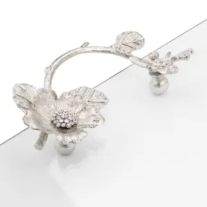 OLIVIA RIEGEL Botanica Glass Tray - Silver