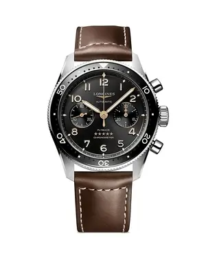LONGINES Spirit Flyback Chronograph - Black/brown