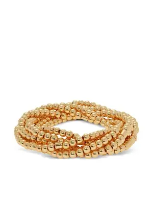 ROXANNE ASSOULIN Baby Bubble Beaded Bracelet Set - Gold