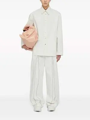JIL SANDER Logo-embossed Cotton Shirt