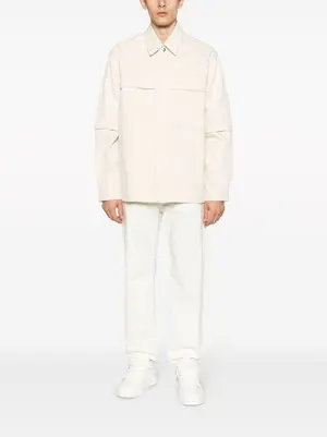 OAMC Short-sleeve Overlay Cotton Shirt Jacket