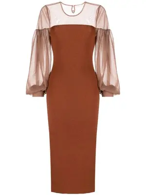 Ulla Johnson Milla Sheer-paneling Dress