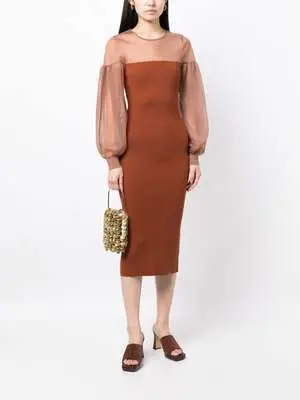 Ulla Johnson Milla Sheer-paneling Dress