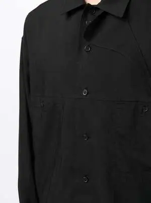 Yohji Yamamoto Notched-collar Button-up Shirt