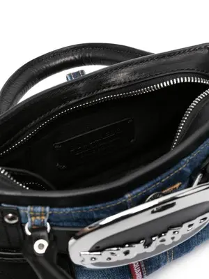 Dsquared2 Denim Patchwork Tote Bag