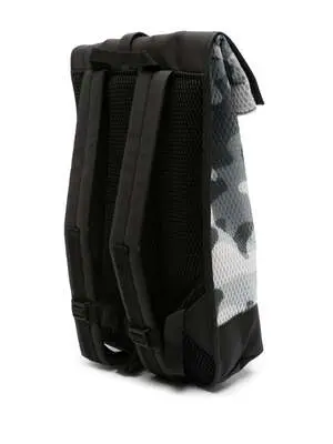 Rains Camouflage-print Textured Backpack