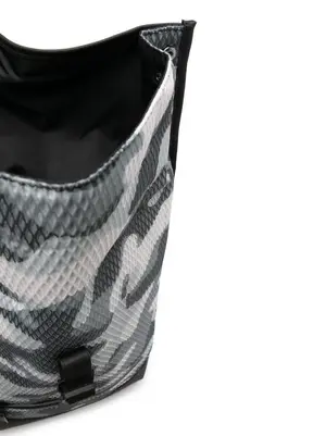 Rains Camouflage-print Textured Backpack