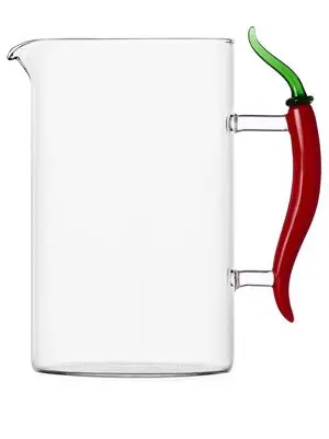 ICHENDORF MILANO Peperoncino Glass Pitcher - White