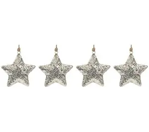 MELROSE Mosaic Metal Star Ornament