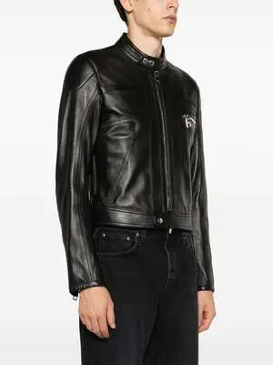 Dolce & Gabbana Nappa Leather Biker Jacket