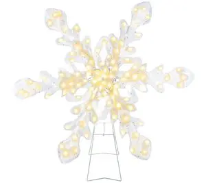 MR. CHRISTMAS 35 Outdoor Twinkling Led Snowflae - One-color