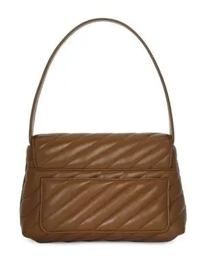 Dolce & Gabbana Padded Leather Bag With Logo Buckle