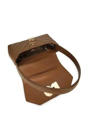 Dolce & Gabbana Padded Leather Bag With Logo Buckle