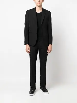 Off-White Logo Tailored Trousers - Black