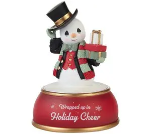 PRECIOUS MOMENTS Wrapped Up In Holiday Cheer Mu Sical - One-color