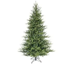 PULEO INTERNATIONAL 6.5 Ft Pre-lit Alberta Spru Ce Tree