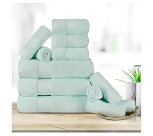 SUPERIOR Turkish Cotton 12-pc Towel Set - One-color