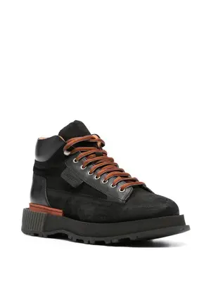 BUTTERO® Logo-debossed Leather Boots