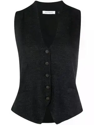 NELLS NELSON Button-up V-neck Waistcoat